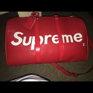 Bags | Louis Vuitton X Supreme Duffle Bag 10 Authentic | Poshmark